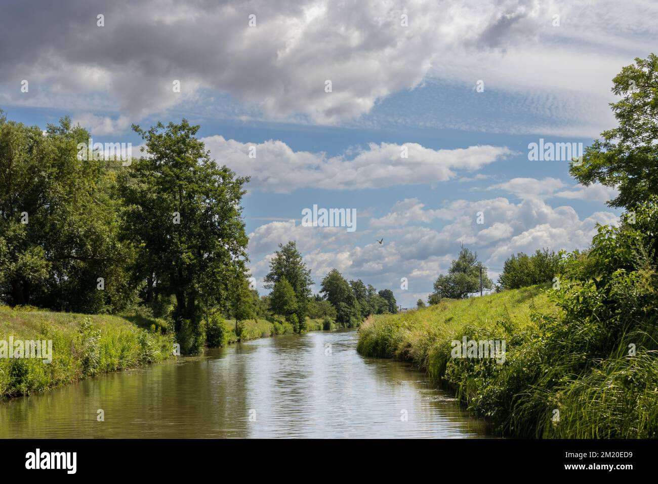 Canal built between Morava part of Czech and Slovakia by Bata ...