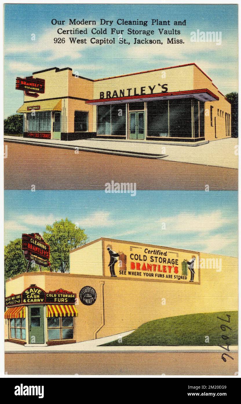 Brantley's - our modern dry cleaning plant and certified cold fur ...