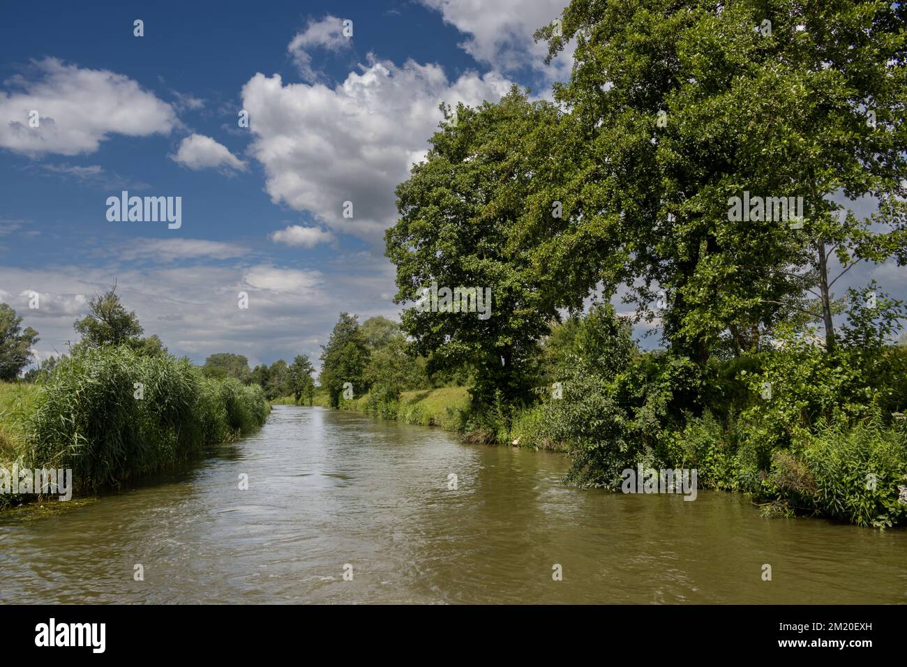 Canal built between Morava part of Czech and Slovakia by Bata ...