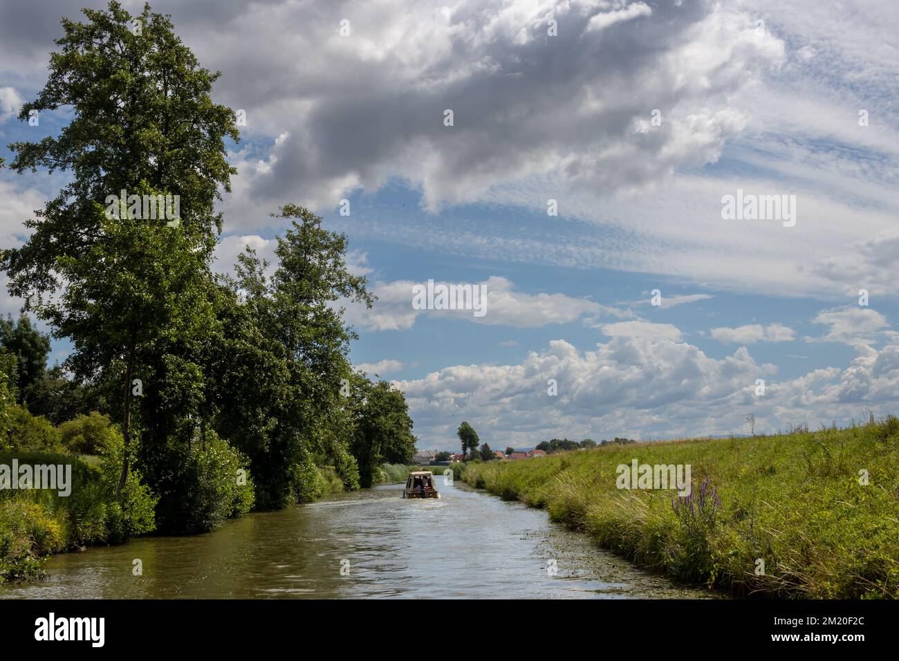Canal built between Morava part of Czech and Slovakia by Bata ...