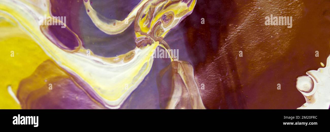 Spread-out acrylic paint Abstract background made in the technique of ...