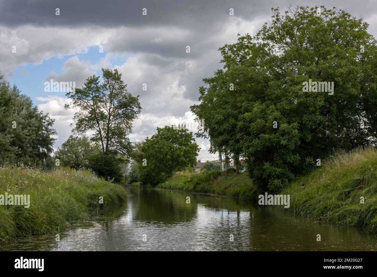 Canal built between Morava part of Czech and Slovakia by Bata ...