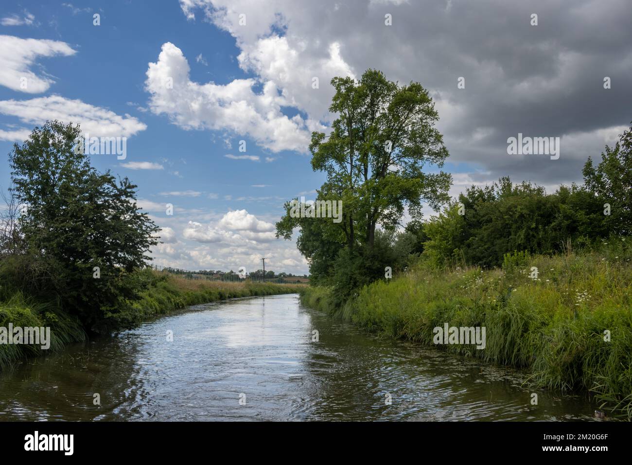 Canal built between Morava part of Czech and Slovakia by Bata ...