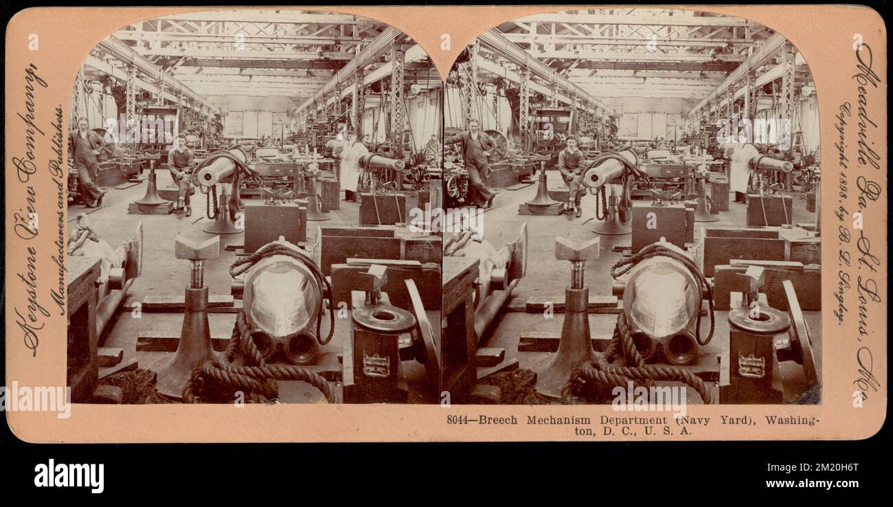 Breech Mechanism Department (Navy Yard), Washington, D.C., U.S.A ...
