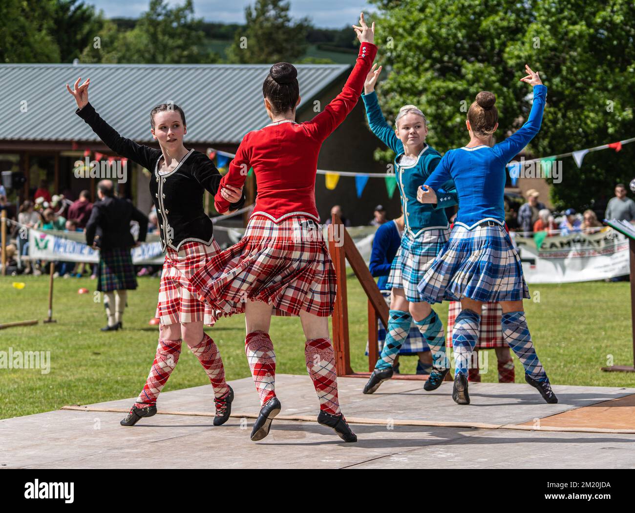oldmeldrum highland games Stock Photo - Alamy