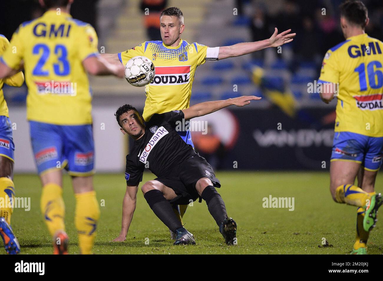 20151211 - WESTERLO, BELGIUM: Genk's Igor De Camargo and Westerlo's ...