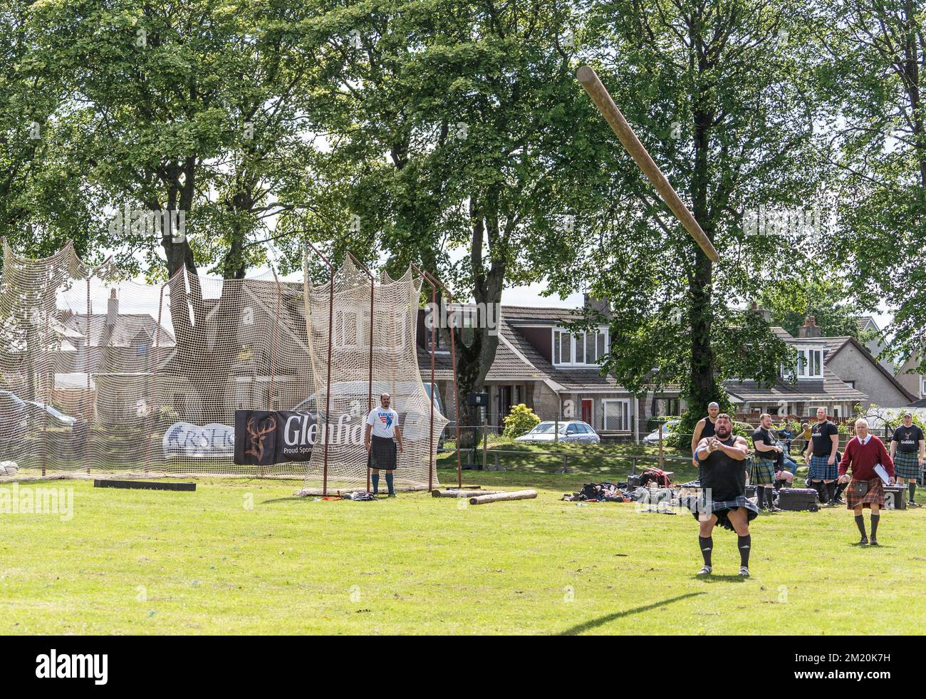 oldmeldrum highland games Stock Photo - Alamy