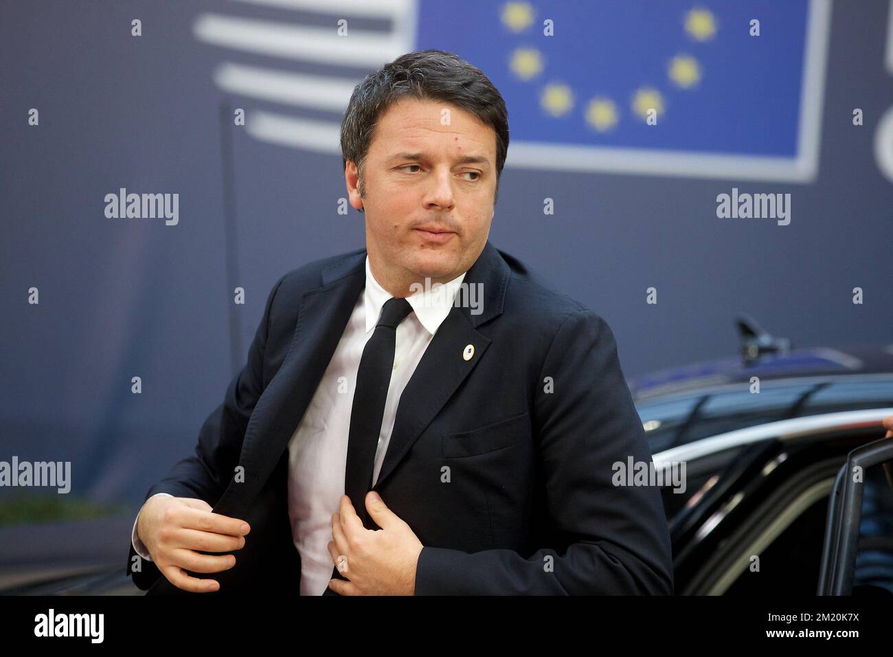 20151217 - BRUSSELS, BELGIUM: Italian Prime Minister Matteo Renzi ...