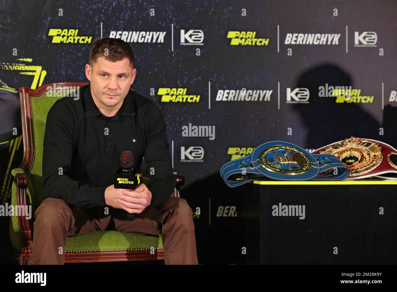 KYIV, UKRAINE - DECEMBER 13, 2022 - WBO International and EBU European ...