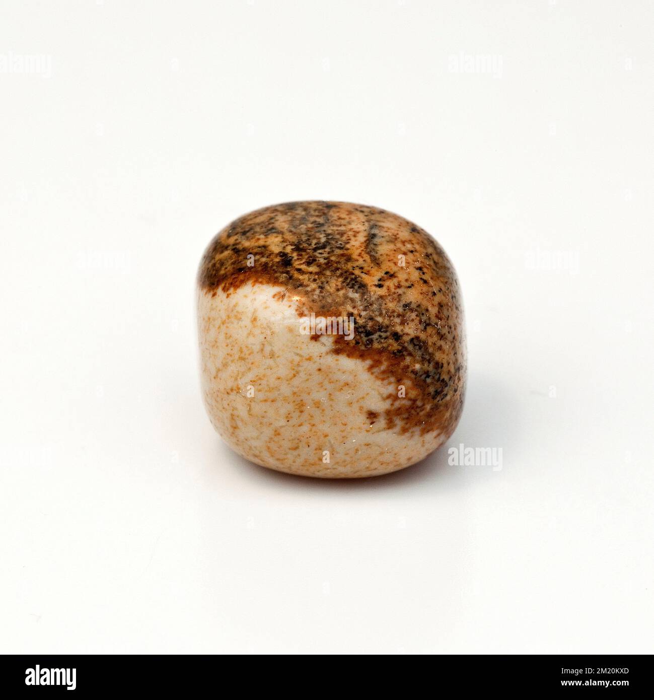 Macro close up colour photograph of 'Mookaite ' also known as ...