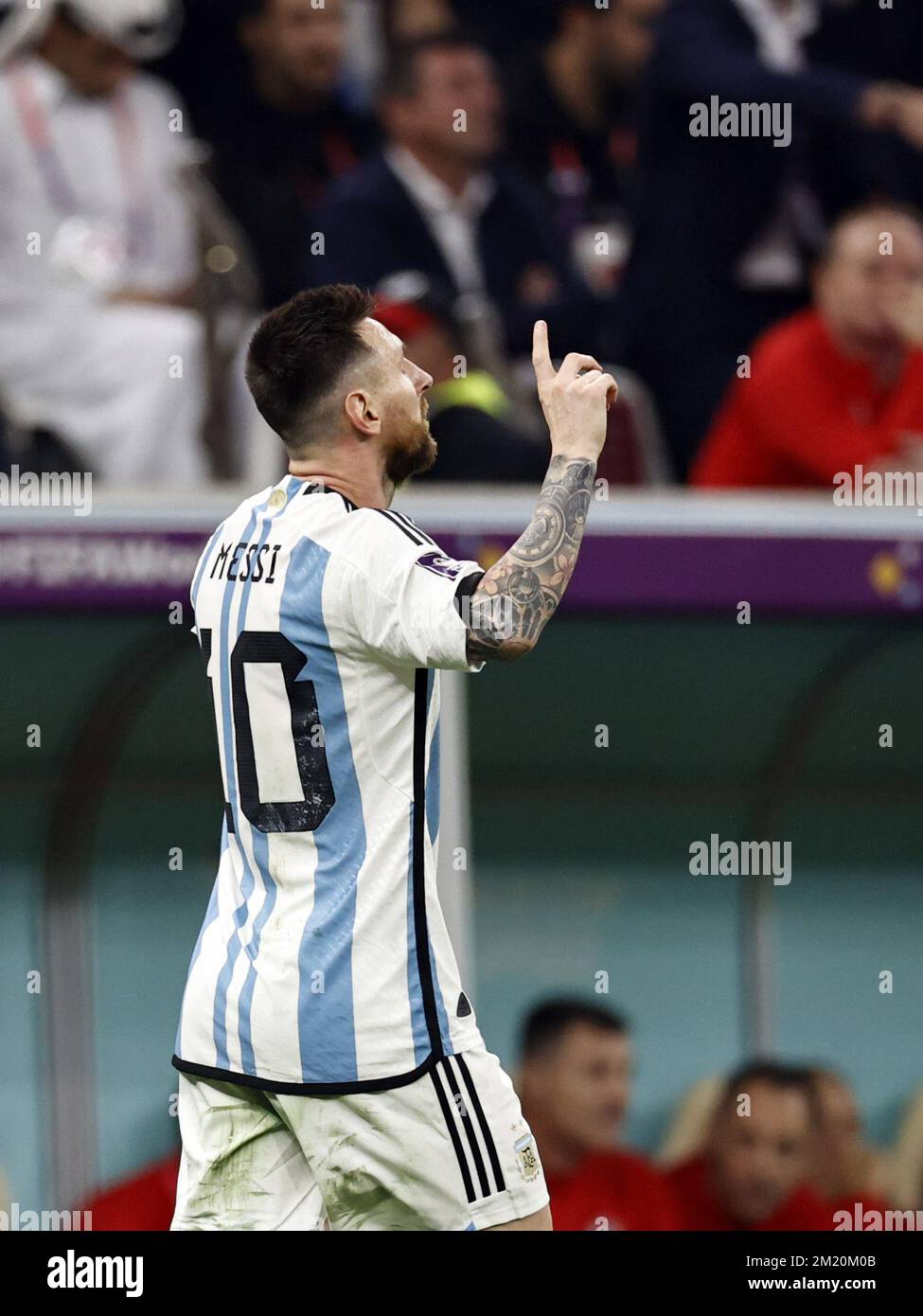 Al Daayen, Qatar. December 13, 2022, AL DAAYEN - Lionel Messi of ...