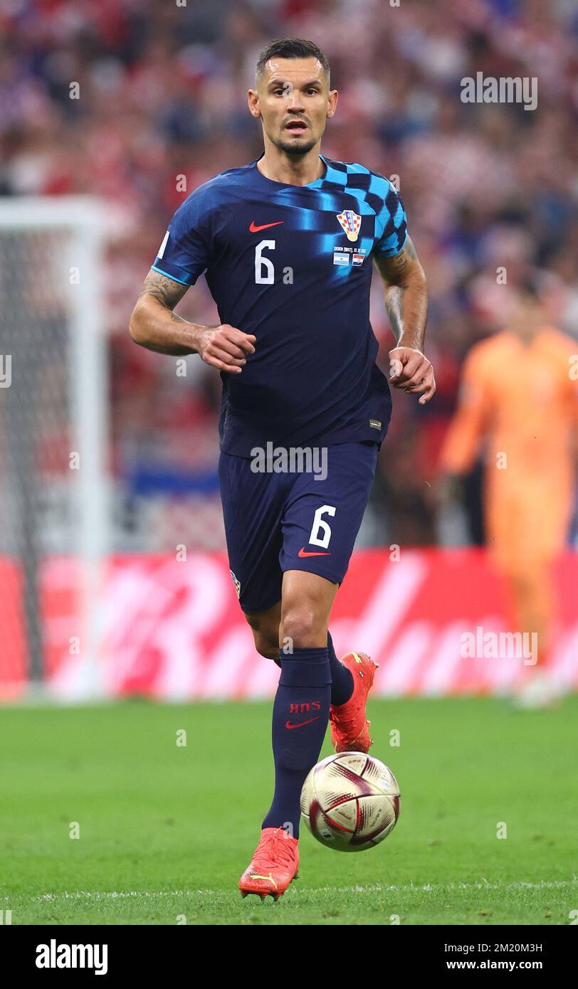 Doha, Qatar, 13th December 2022. Dejan Lovren of Croatia during the ... Doha, Qatar, 13th December 2022. Dejan Lovren of Croatia during the ...