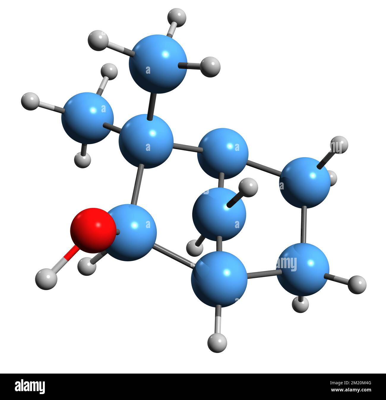 3D image of Fenchyl alcohol skeletal formula - molecular chemical ...