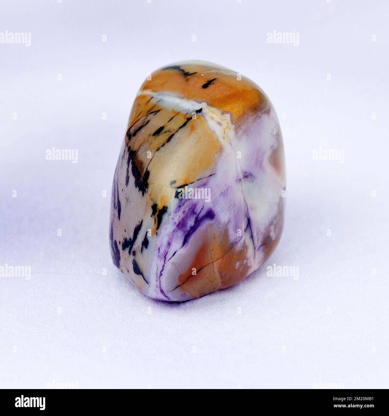 Macro close up colour photograph of 'Tiffany Stone ' a semi precious ...