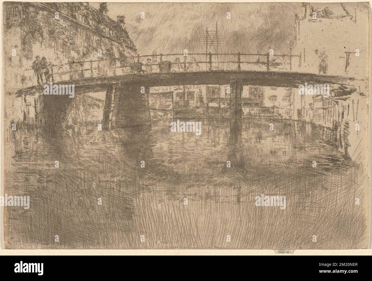 Bridge, Amsterdam , Canals, Bridges. James McNeill Whistler (1834-1903 ...