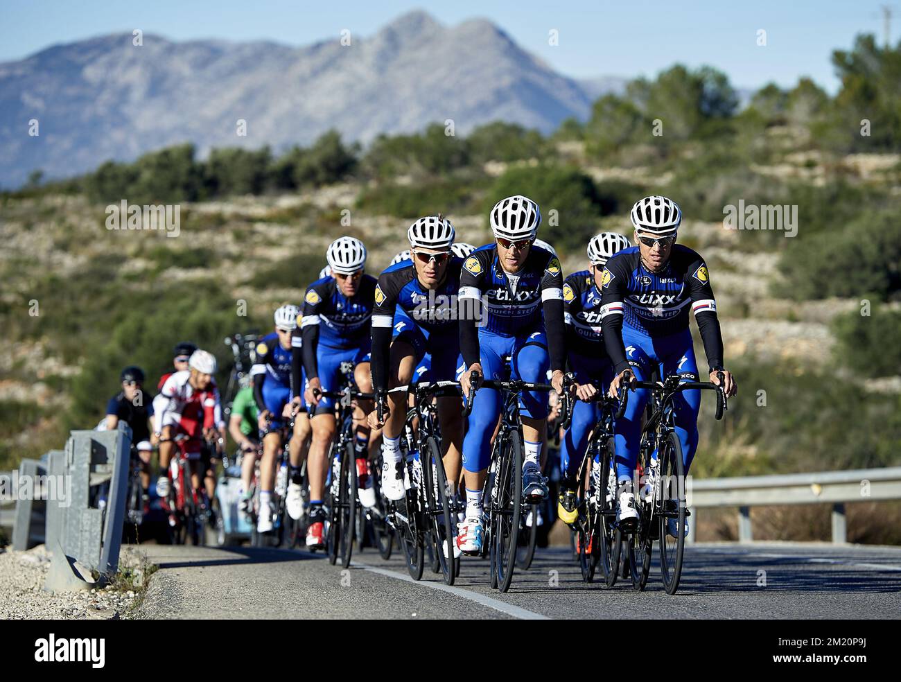 20160108 - CALPE, SPAIN: Illustration picture shows a training session ...