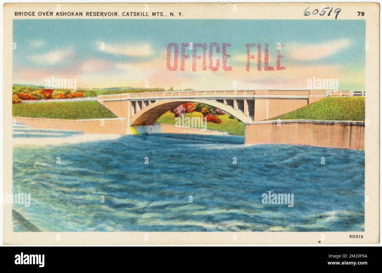 Bridge over Ashokan Reservoir, Catskill Mts., N. Y. , Bridges, Lakes ...