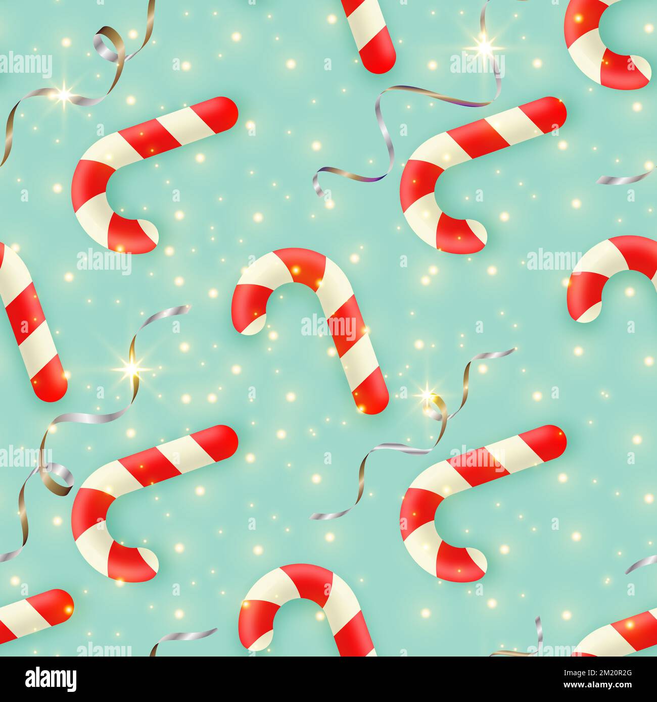 Christmas Candy Cane Background