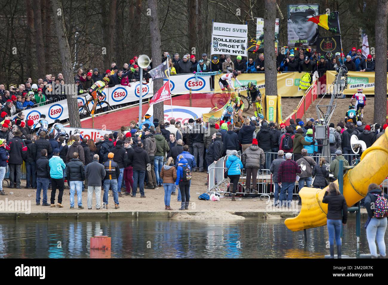 20160110 - LILLE, BELGIUM: Illustration picture shows spectators and ...