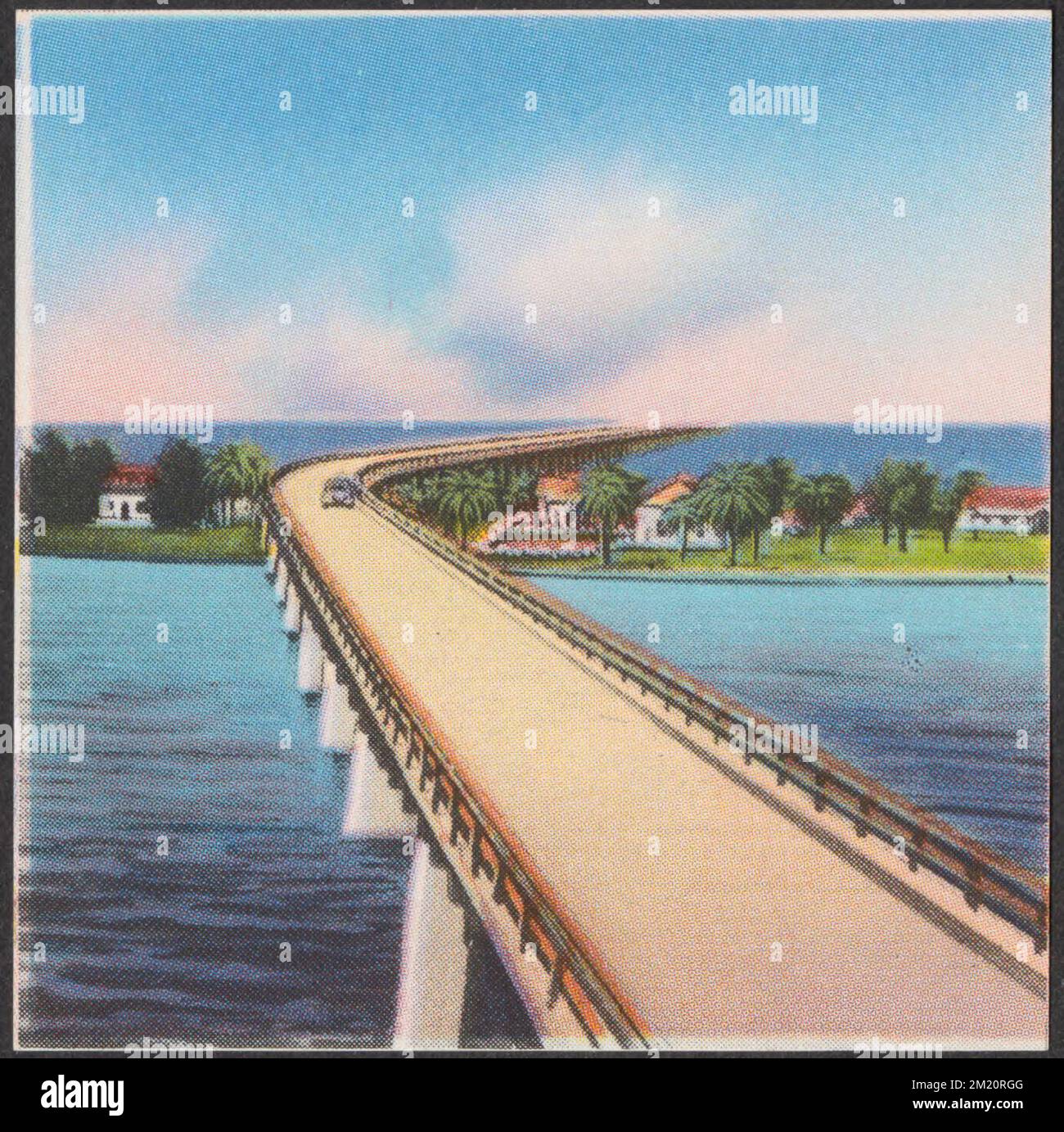 A bridge over water , Bridges, Tichnor Brothers Collection, postcards ...