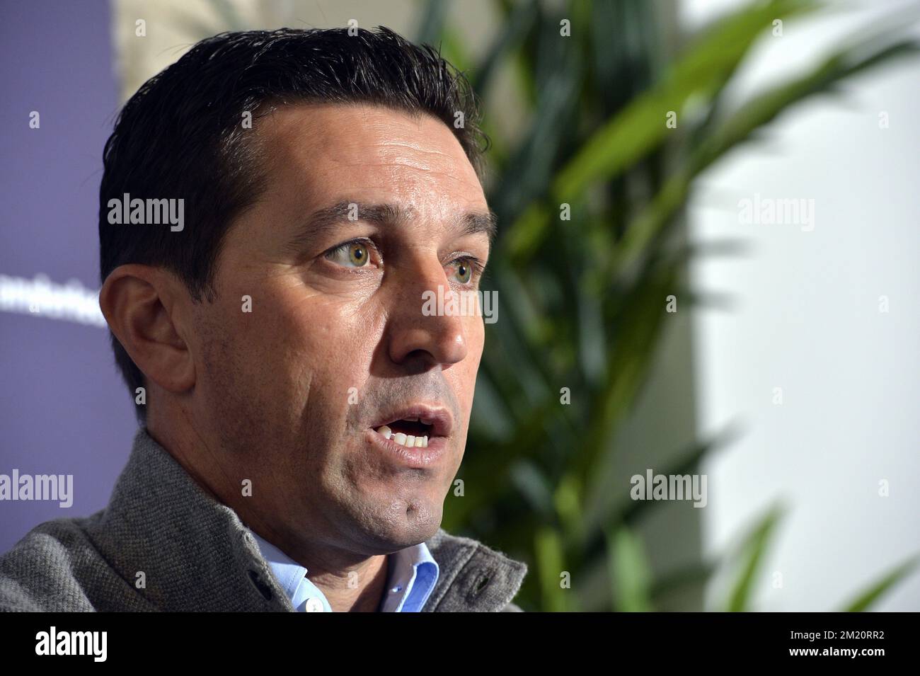 20160115 - ANDERLECHT, BELGIUM: Anderlecht's head coach Besnik Hasi ...
