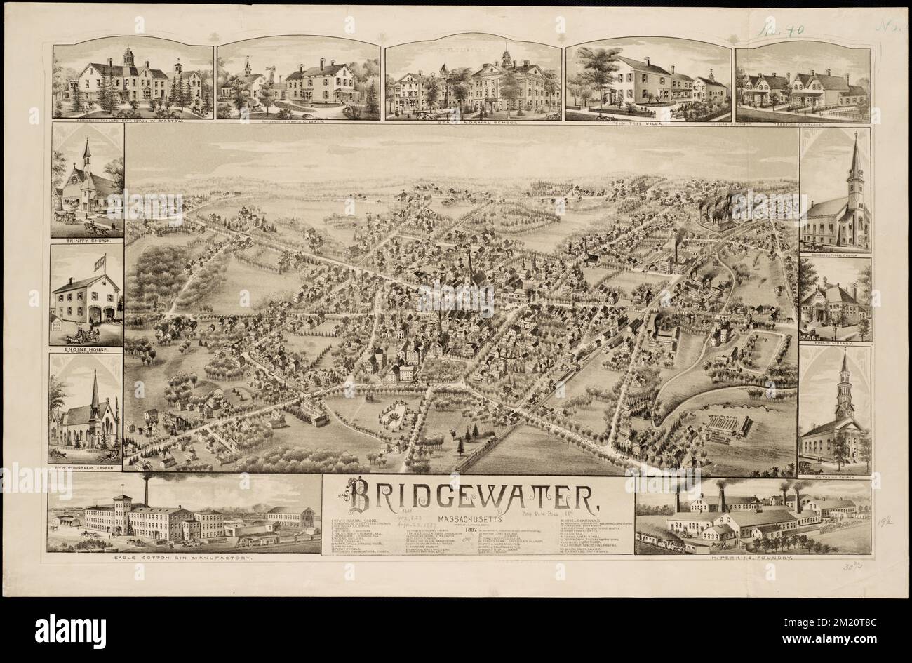 Map of bridgewater hi-res stock photography and images - Alamy