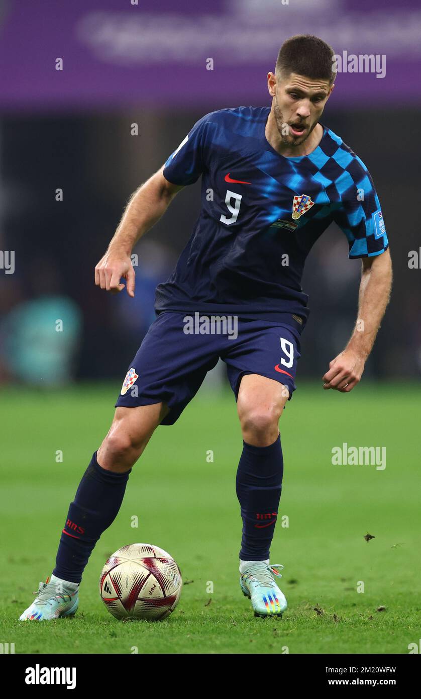 Doha, Qatar, 13th December 2022. Andrej Kramaric of Croatia during the ... Doha, Qatar, 13th December 2022. Andrej Kramaric of Croatia during the ...