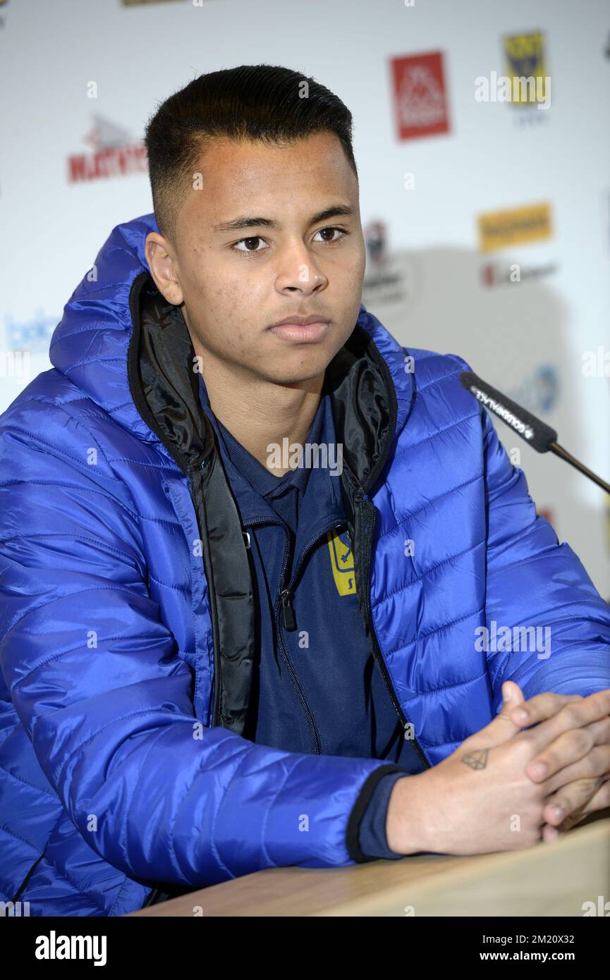 20160122 - SINT-TRUIDEN, BELGIUM: STVV's Allan Rodrigues pictured ...