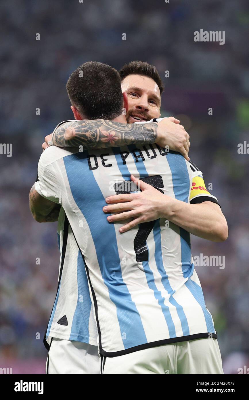 Rodrigo de paul messi hi-res stock photography and images - Alamy