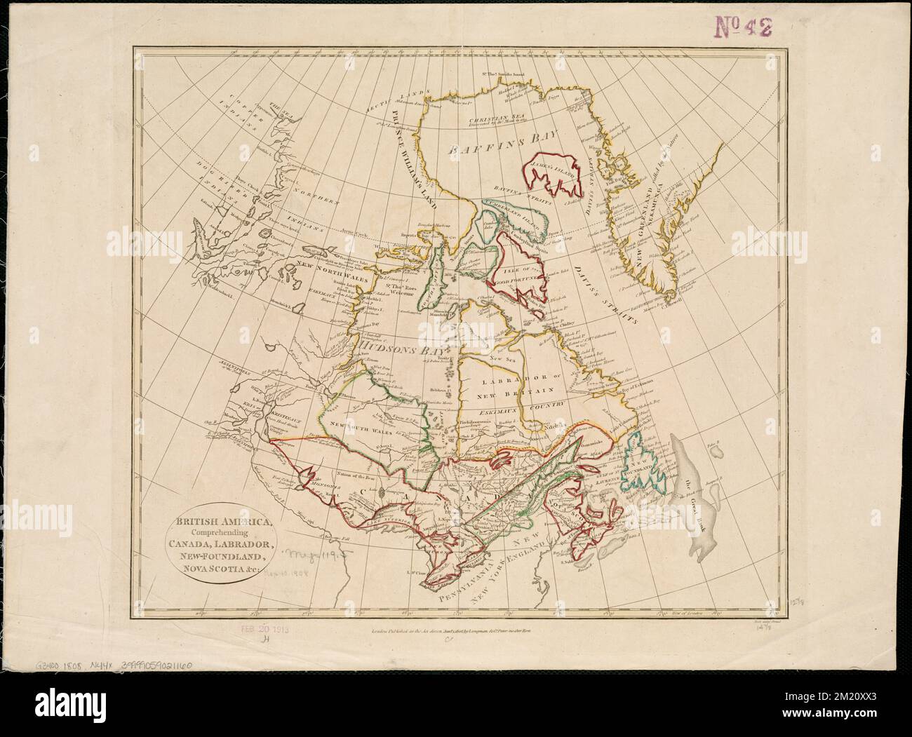 American colonies map nova scotia hi-res stock photography and images ...