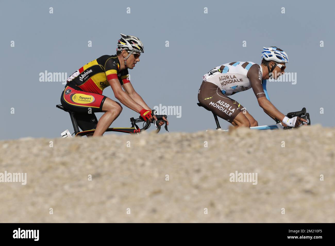 Belgian national champion Preben Van Hecke of team Topsport Vlaanderen ...