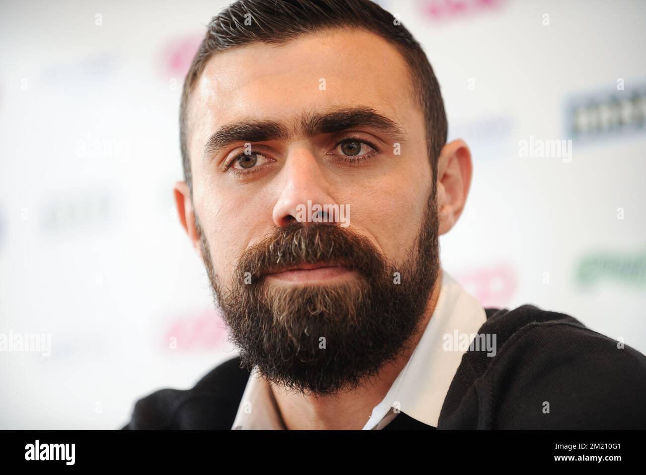 Standard's Ioannis Maniatis pictured during a press conference of ...