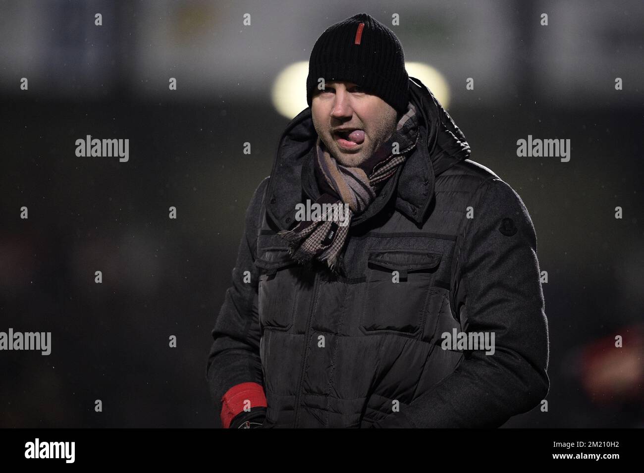 Westerlo's head coach Bob Peeters pictured during the Jupiler Pro ...