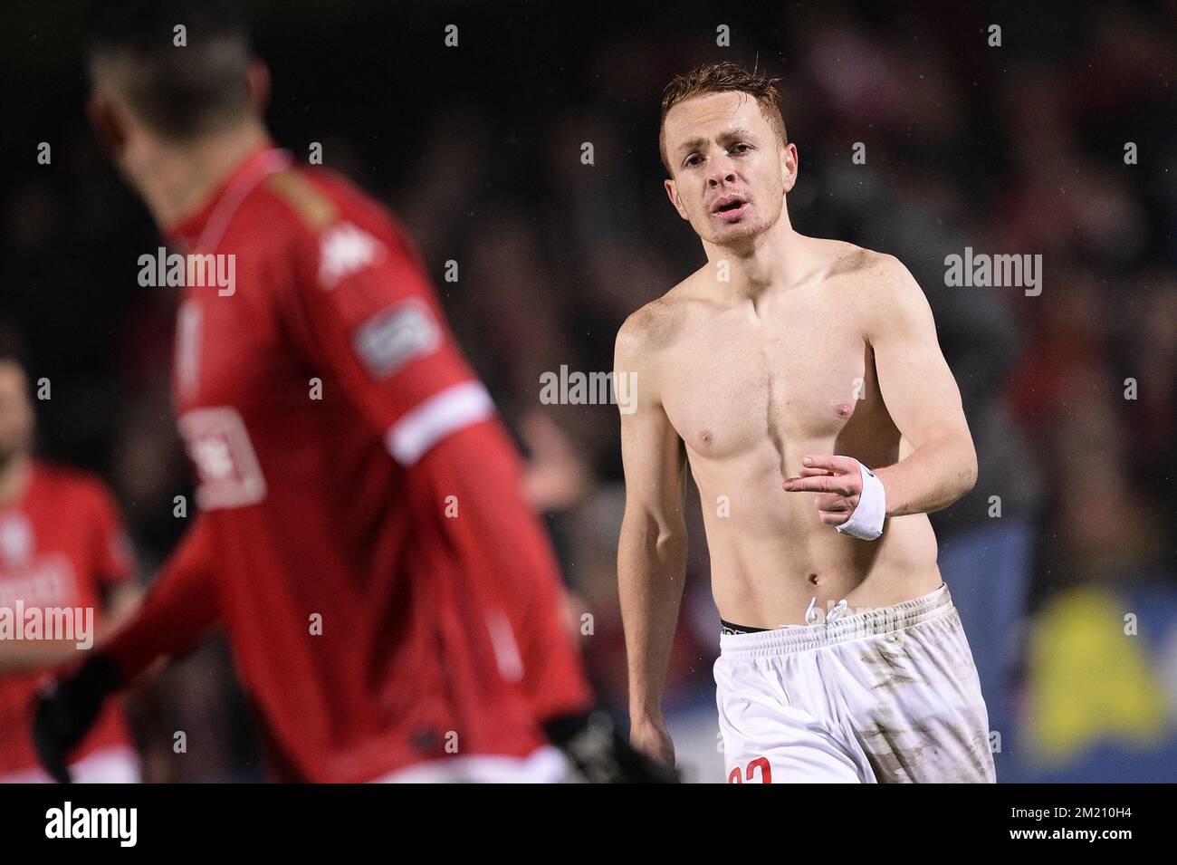 Standard's Junior Edmilson and Standard's Adrien Trebel pictured after ...
