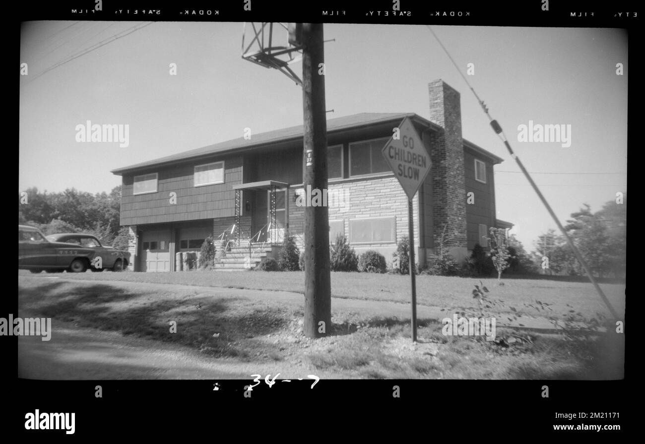 Broad Meadow Road #7 , Houses, Traffic signs & signals. Needham ...