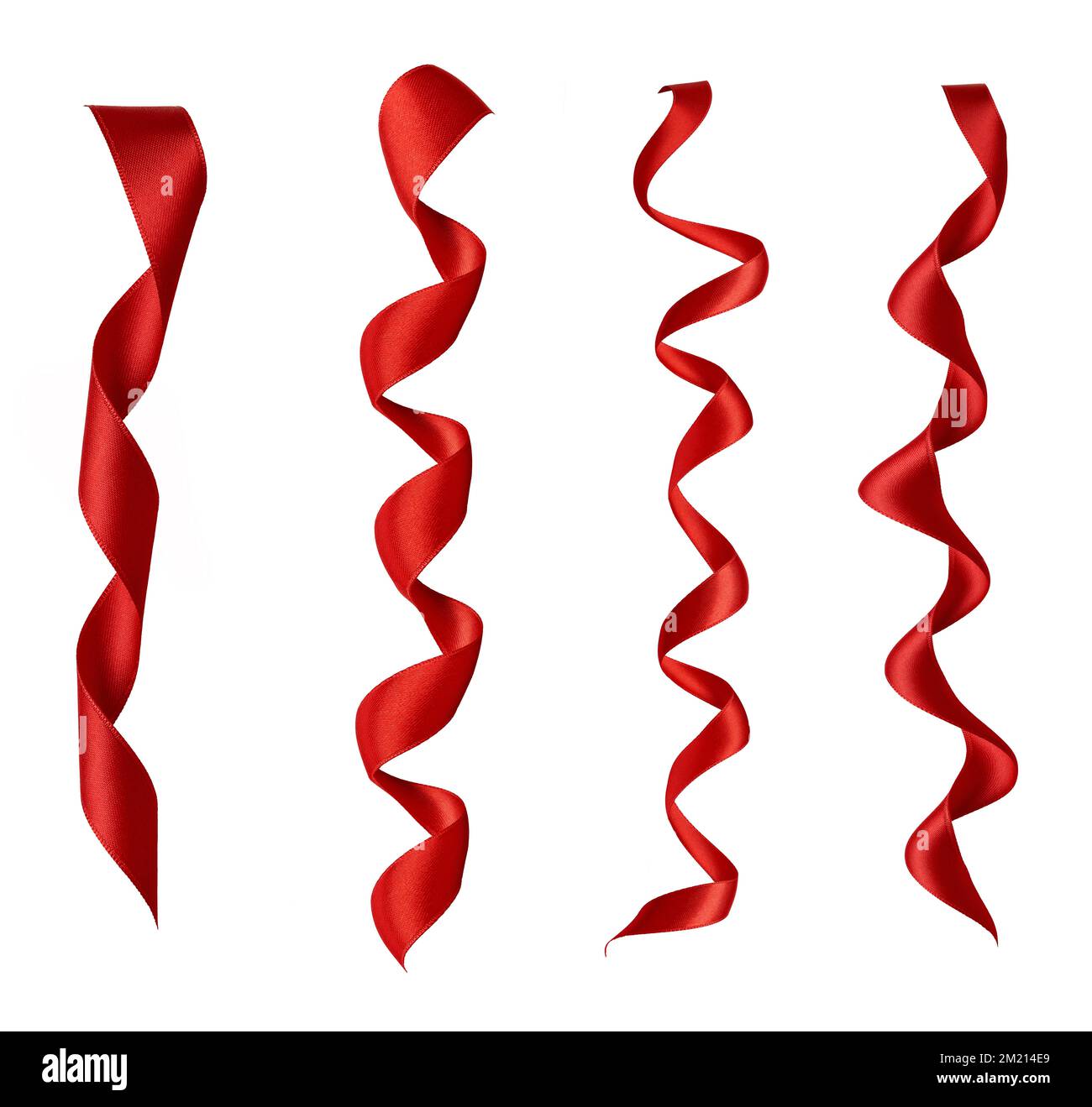 red ribbon bow celebration decoration Stock Photo - Alamy