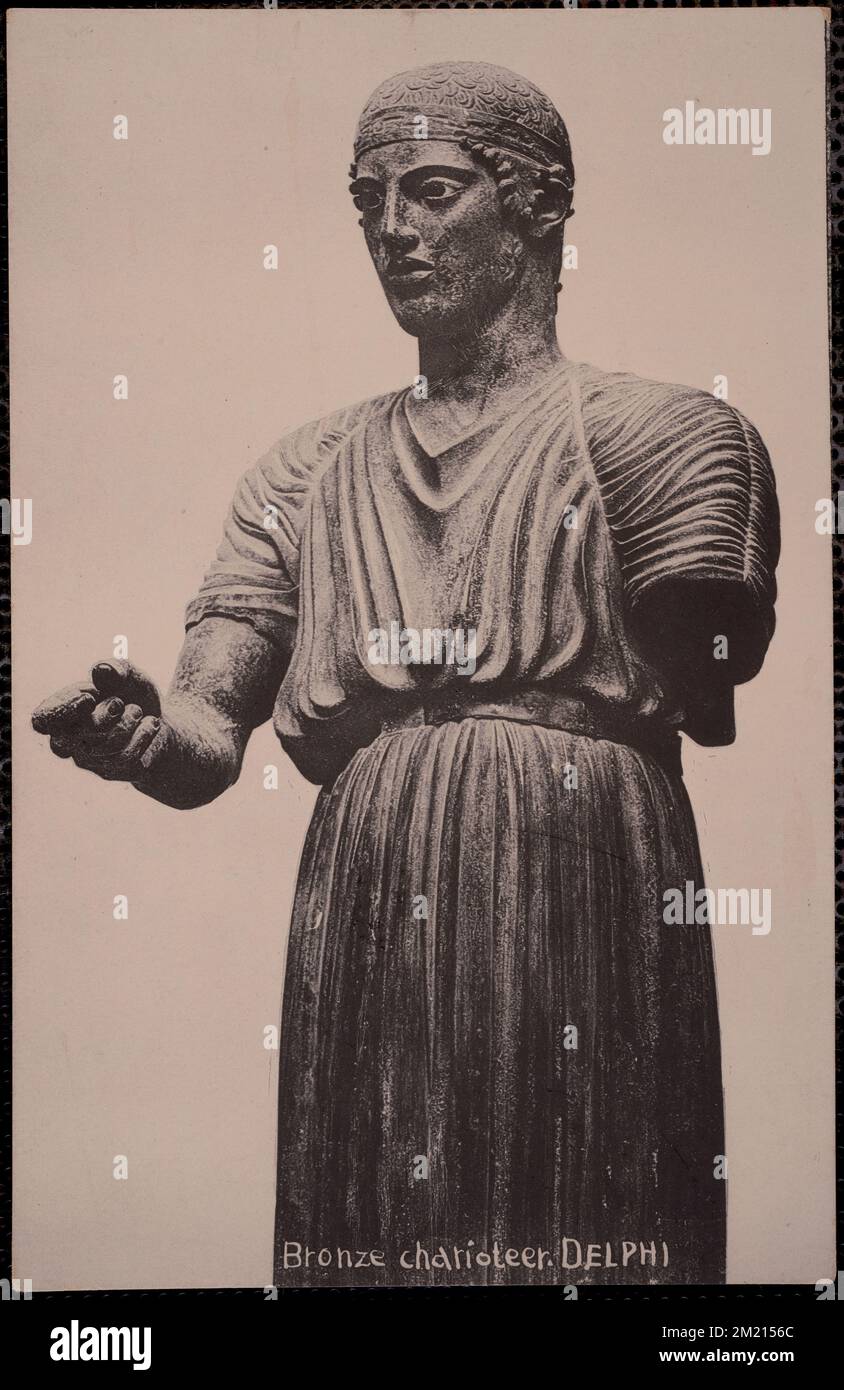 Bronze charioteer. Delphi , Sculpture, Antiquities. Nicholas ...