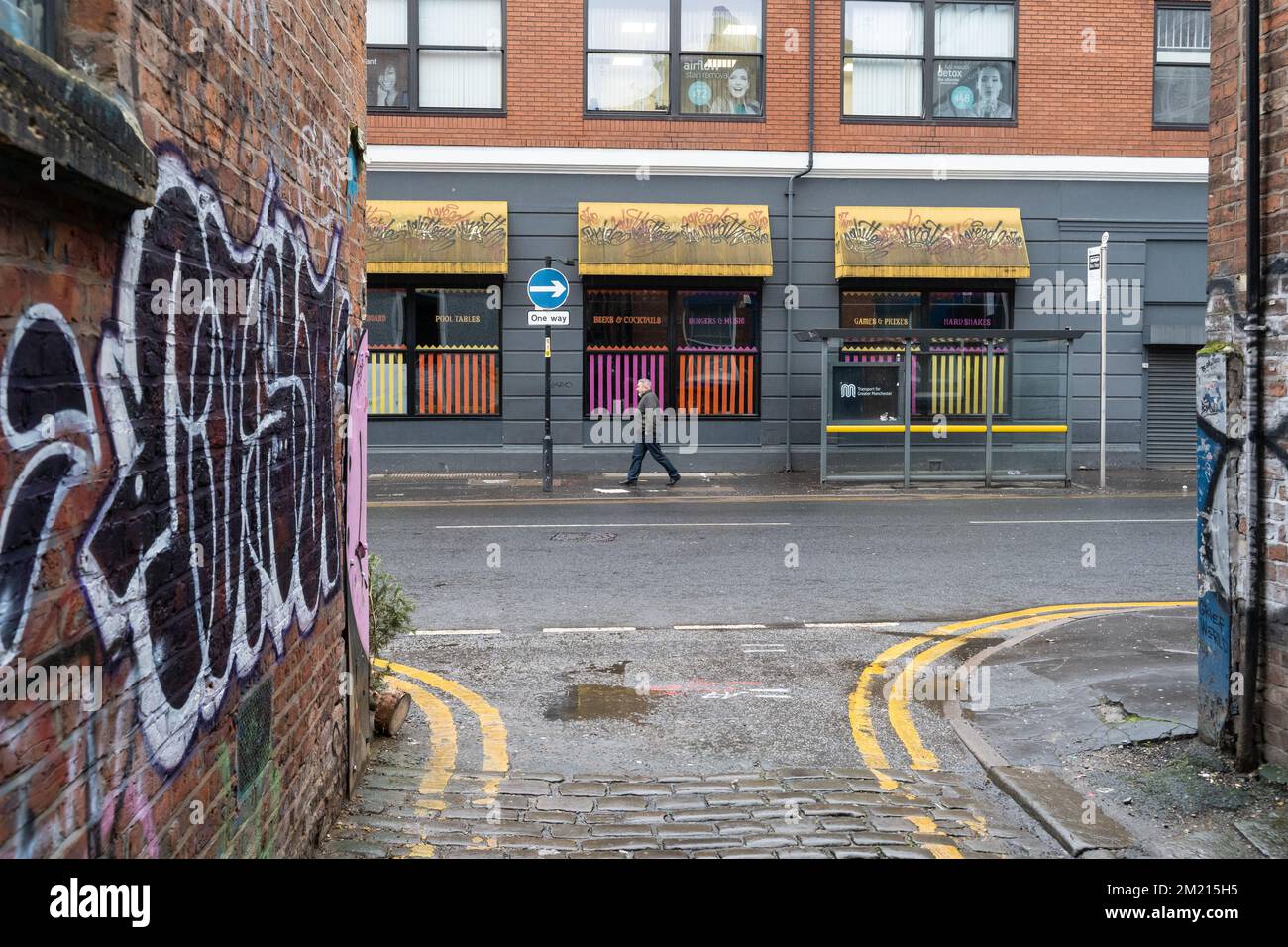 manchester street scenes Stock Photo - Alamy