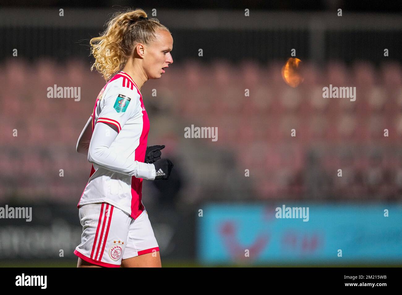AMSTERDAM, NETHERLANDS - DECEMBER 13: Tiny Hoekstra of Ajax during the ...