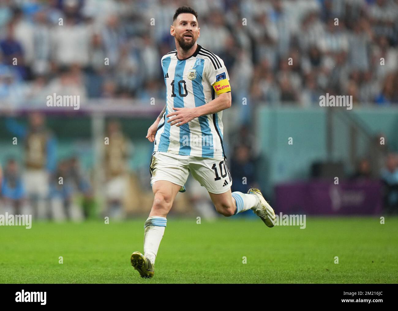 Lusail, Qatar. Dec 13, 2022, Lionel Messi of Argentina during the FIFA ...