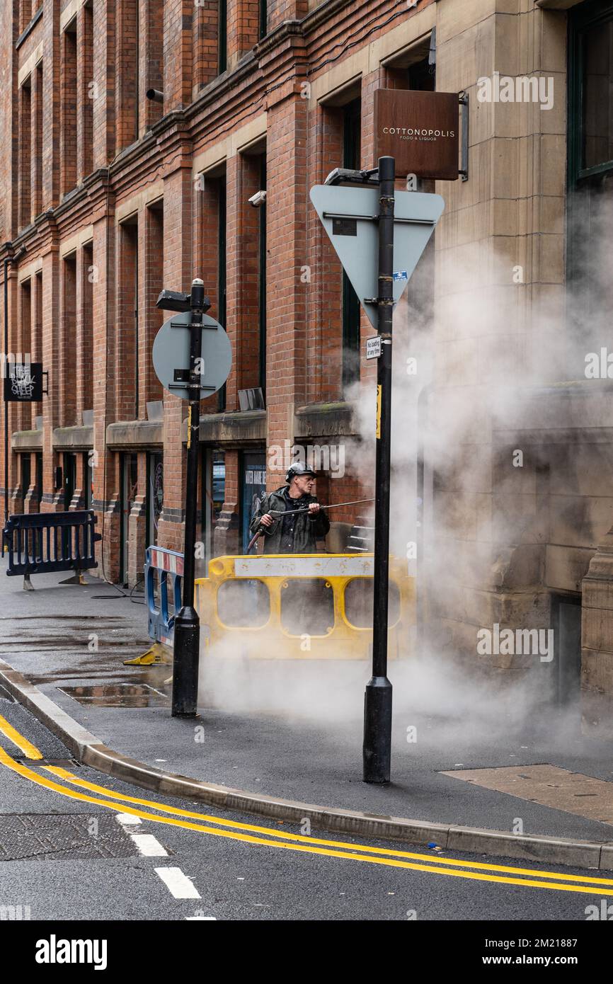 manchester street scenes Stock Photo - Alamy