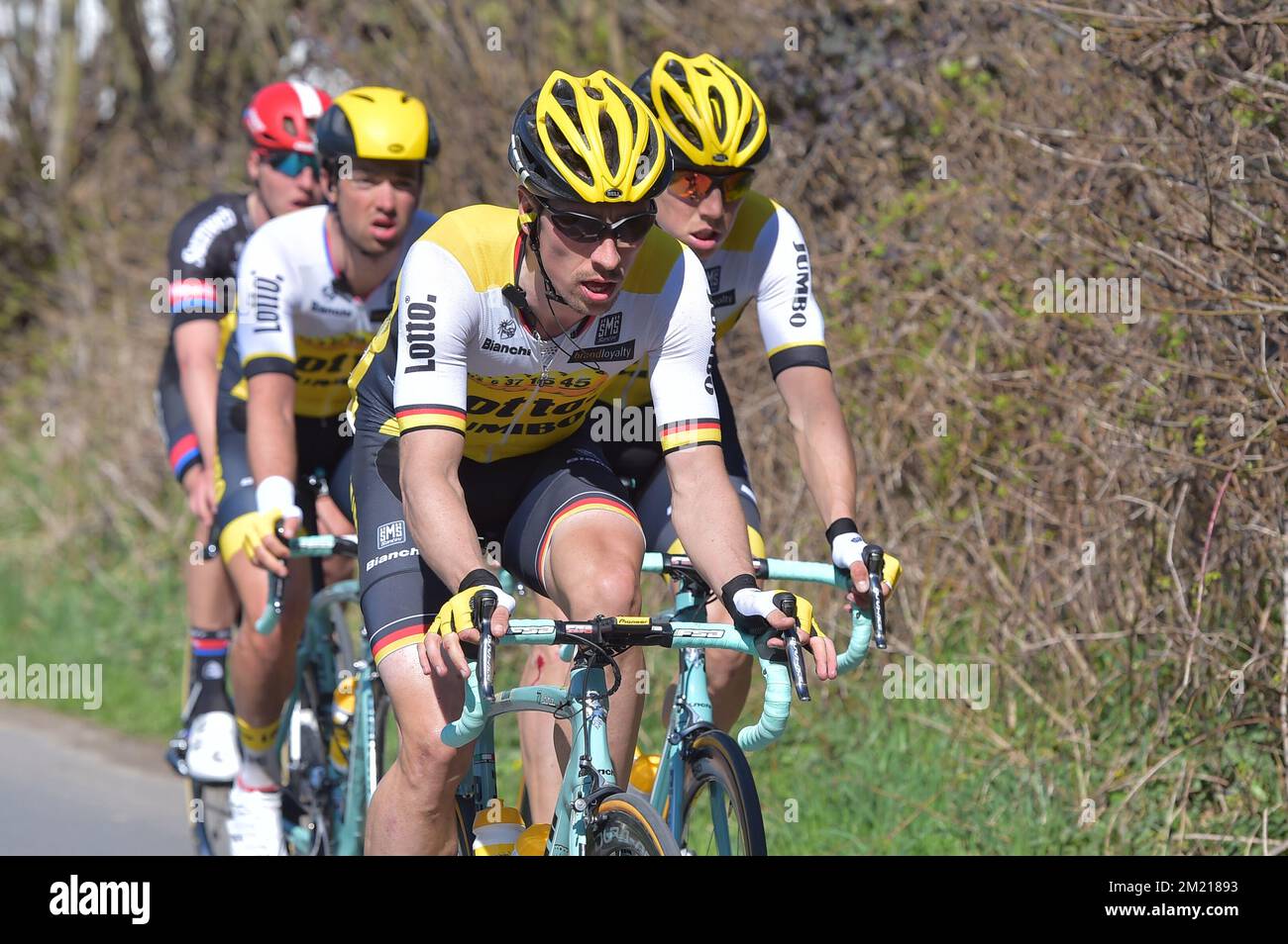 German Robert Wagner of Team LottoNL-Jumbo pictured in action during ...