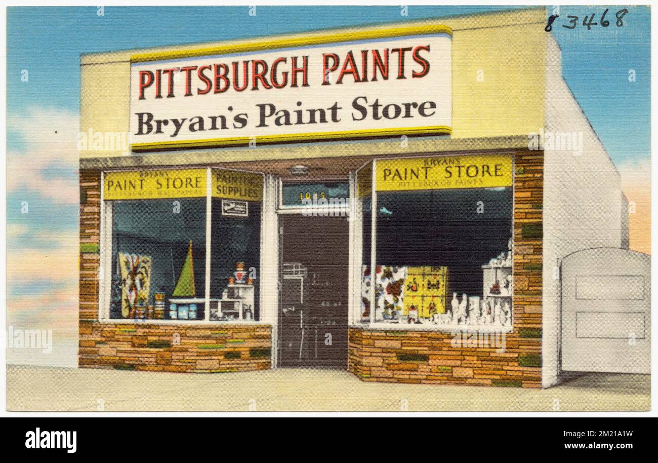 Bryan's Paint Store , Commercial facilities, Tichnor Brothers ...