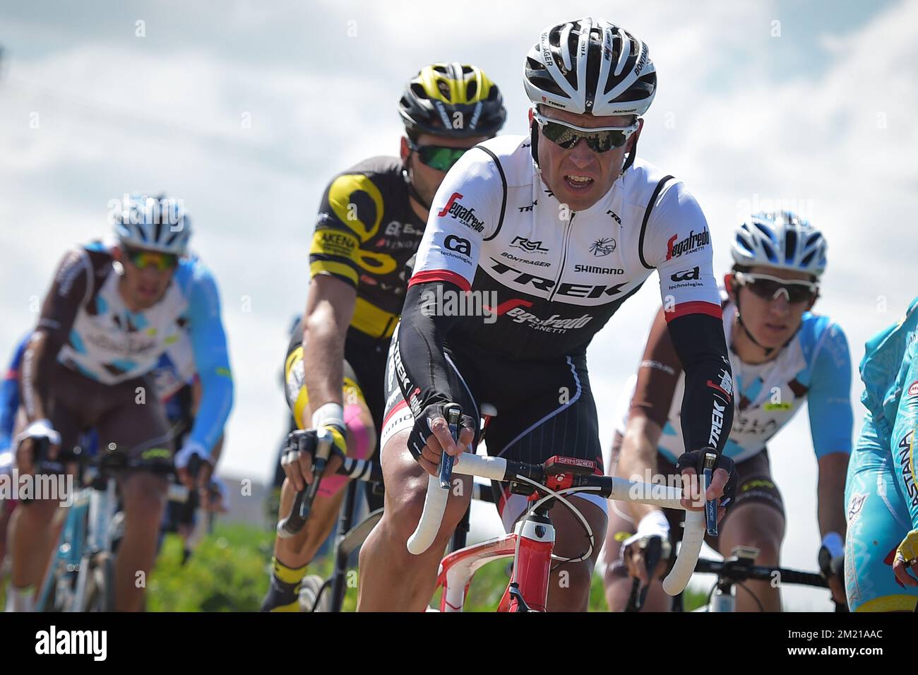 Belgian Stijn Devolder of Trek-Segafredo pictured in action during the ...