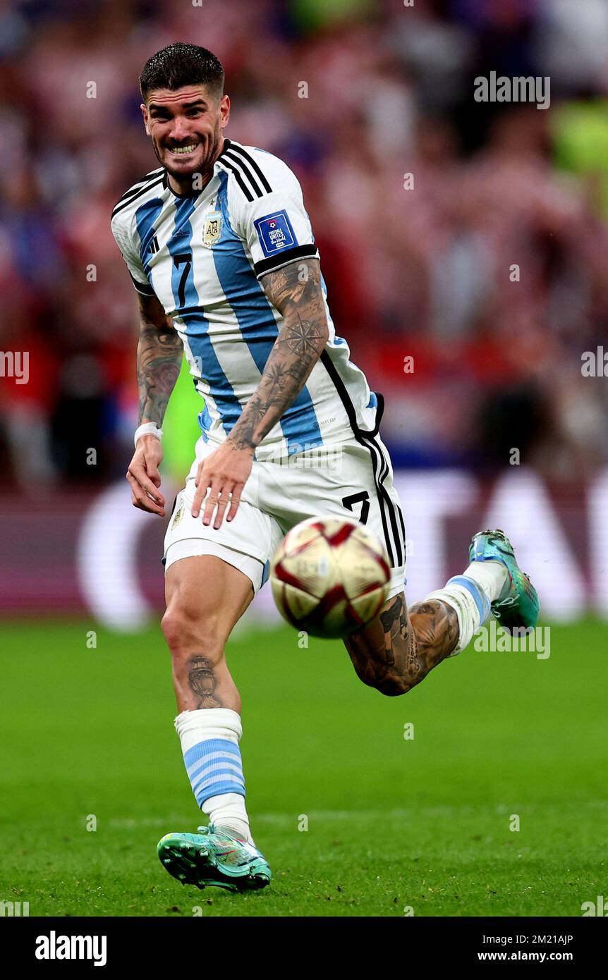 Doha, Qatar, 13th December 2022. Rodrigo De Paul of Argentina during ...