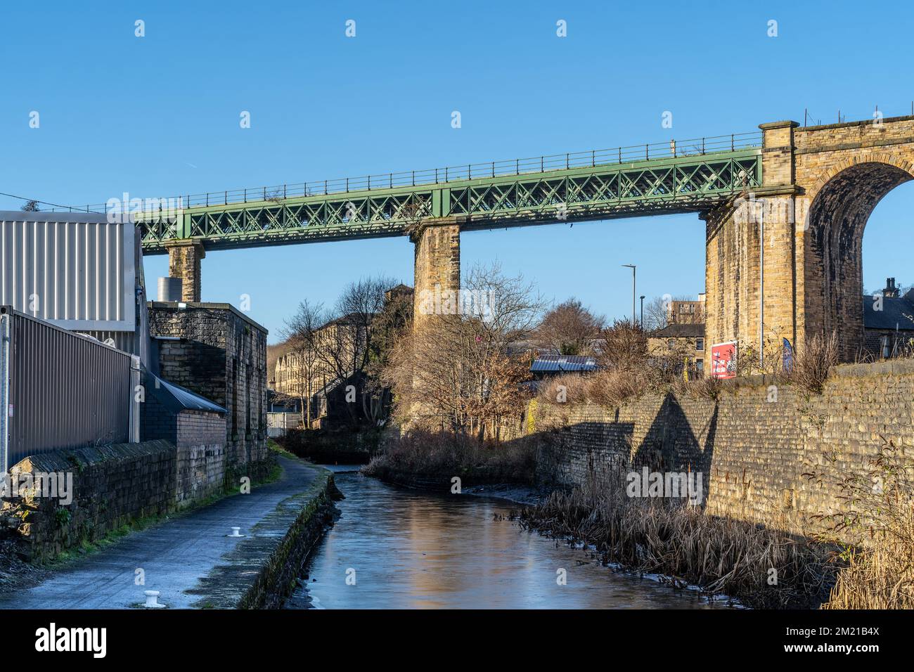 huddersfield narrow canal Stock Photo - Alamy