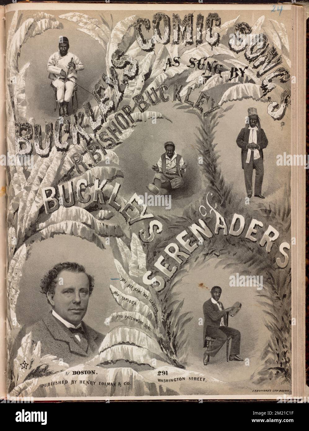 Buckley's comic songs as sung by R. Bishop Buckley of Buckley's ...