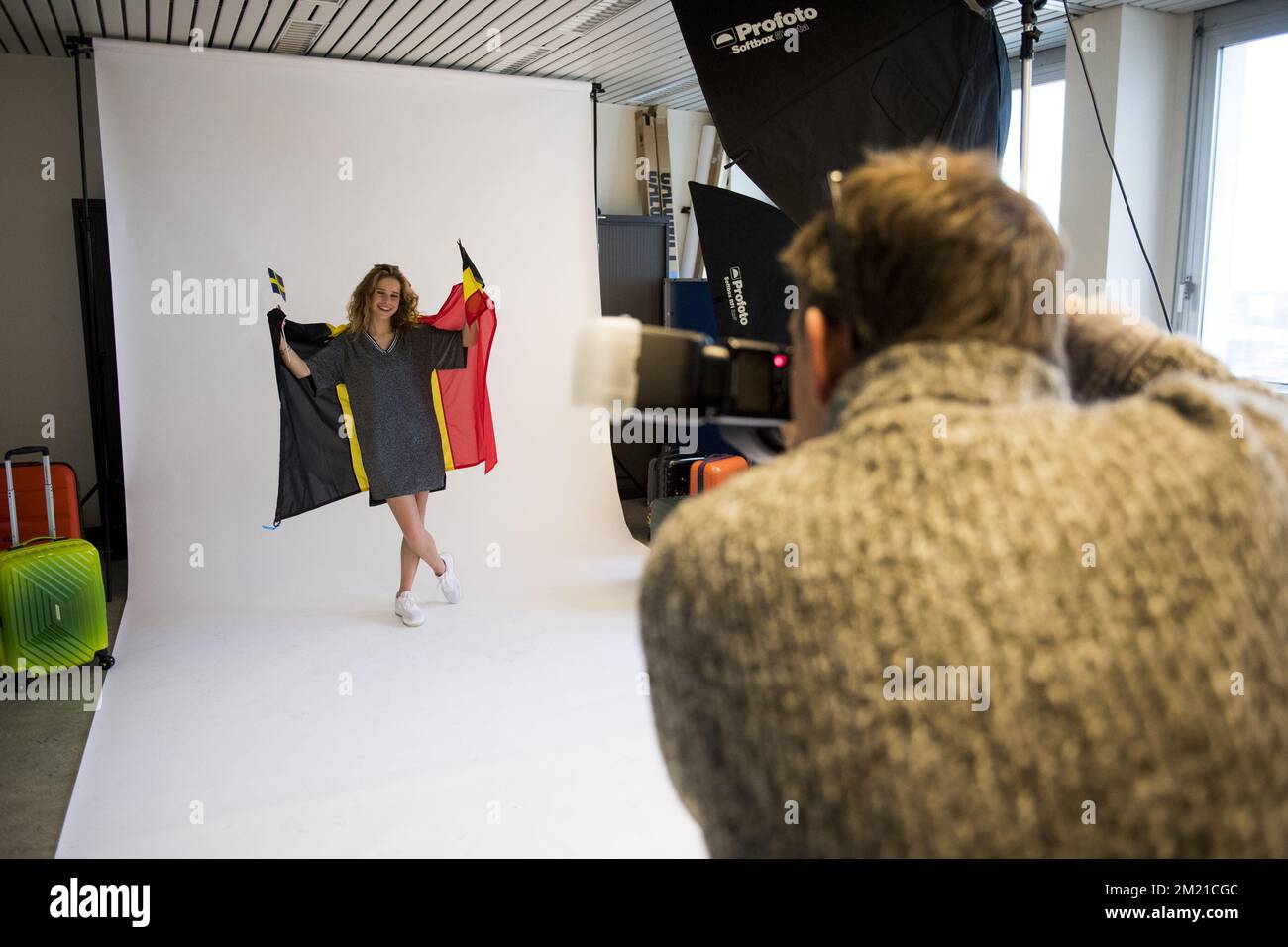 Singer Laura Tesoro, who will represent Belgium at the 2016 Eurovision ...