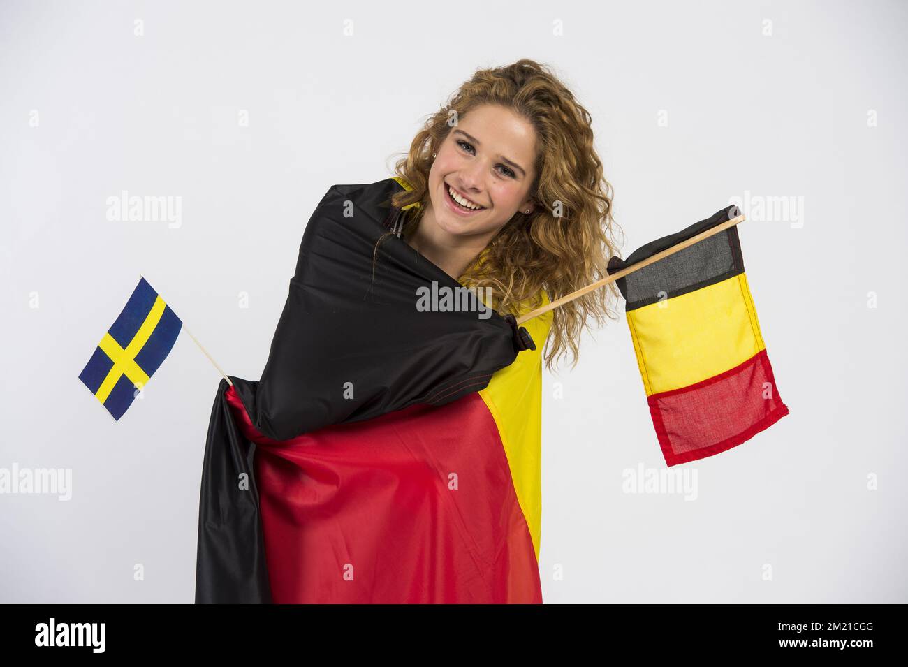 Singer Laura Tesoro, who will represent Belgium at the 2016 Eurovision ...