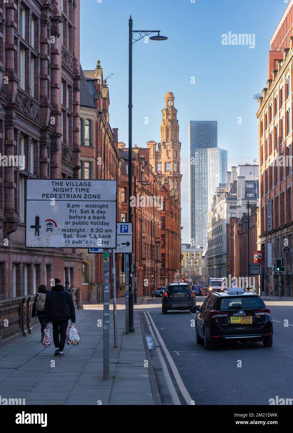 manchester street scenes Stock Photo - Alamy